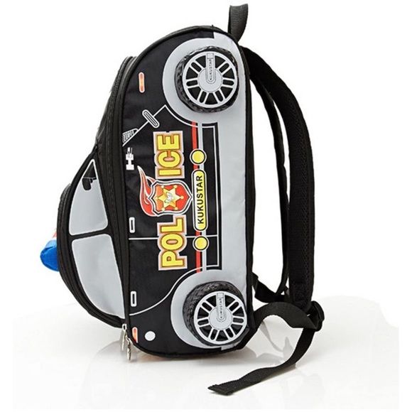 Kukustar | Accessories | Kukustar Police Car Backpack Travel Bag ...